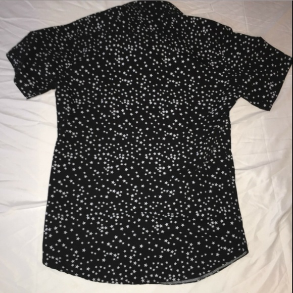 Broken Threads | Shirts | Broken Threads Stars Black White Button Down ...